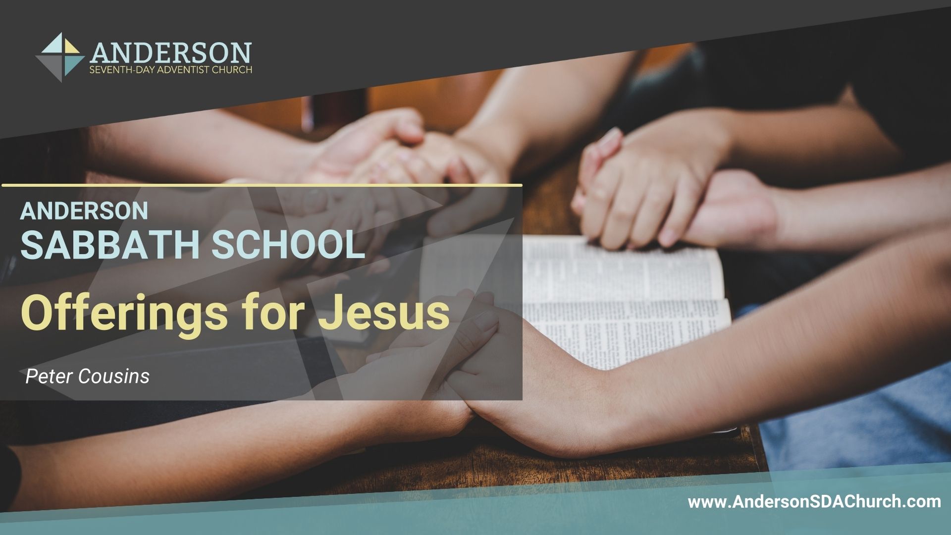 Offerings for Jesus | Anderson Seventh-day Adventist Church